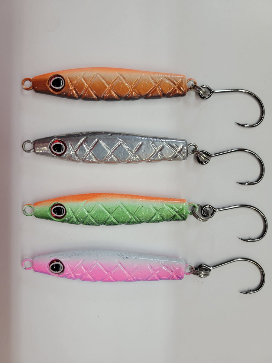 Blue Water Candy Dingle Hopper Jigs- 1 1/2 oz - Cotton Candy| Shark ...